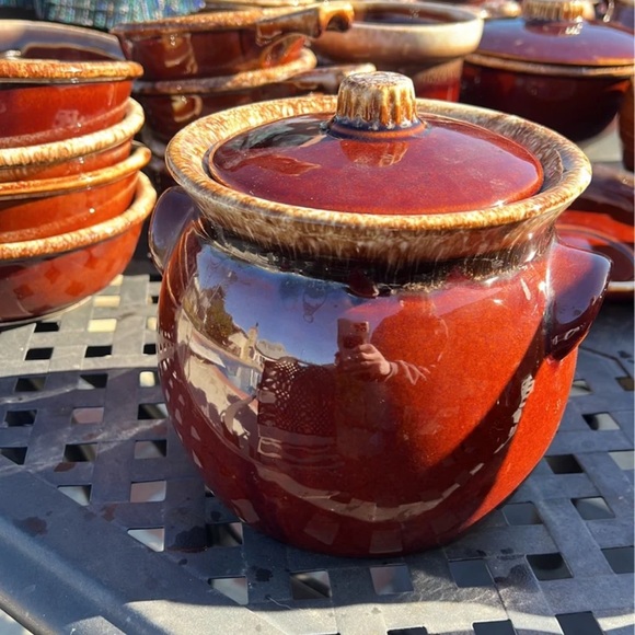 hull | Kitchen | Vintage Hull Pottery Bean Pot With Lid | Poshmark